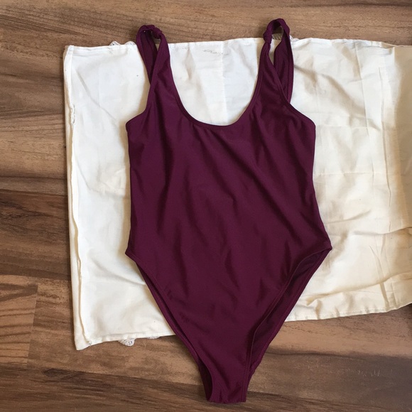 Betty Jade | Swim | Betty Jade Swim Maroon Onepiece Swimsuit Size L ...